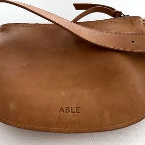 Able | Bags | Able Nara Belt Bag In Cognac Leather | Poshmark